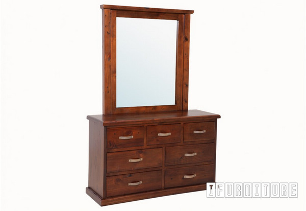 FEDERATION 7 DRW Dressing Table with Mirror