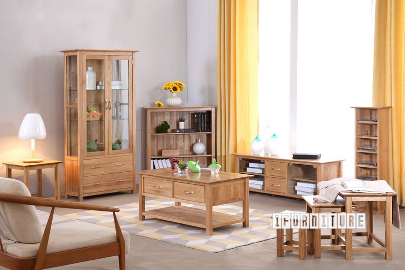 NEWLAND Solid Oak Corner Desk