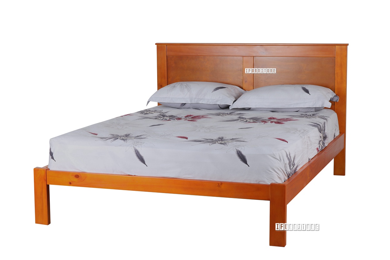 METRO Beds in Single /Double /Queen Size *Warmhoney, Solid Pine