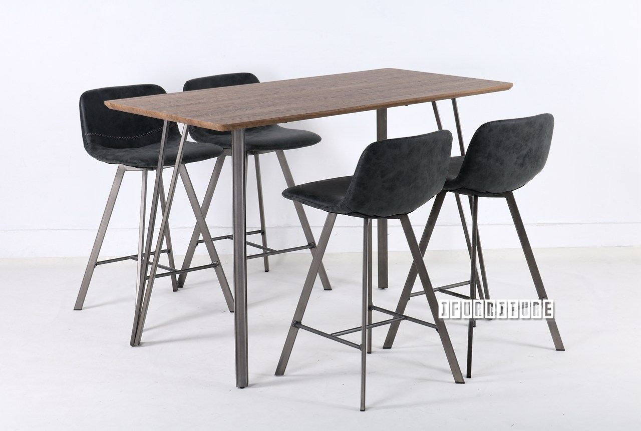 PLAZA Horizontal Bar Chair (Dark Grey)