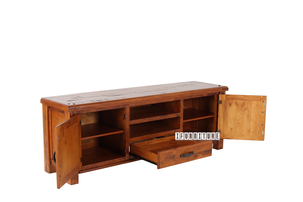 FOUNDATION Rustic Pine 185 Medium Entertainment Unit