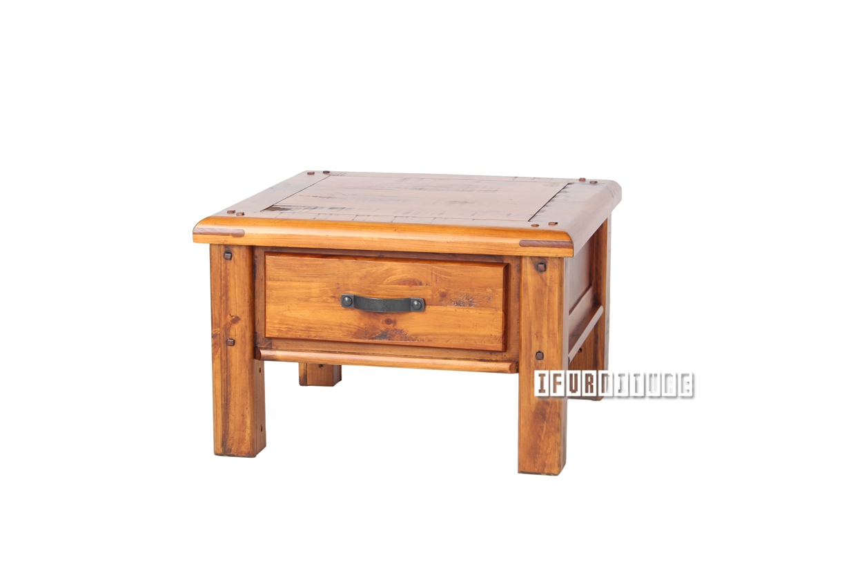 FOUNDATION Side Table (Rustic Pine)