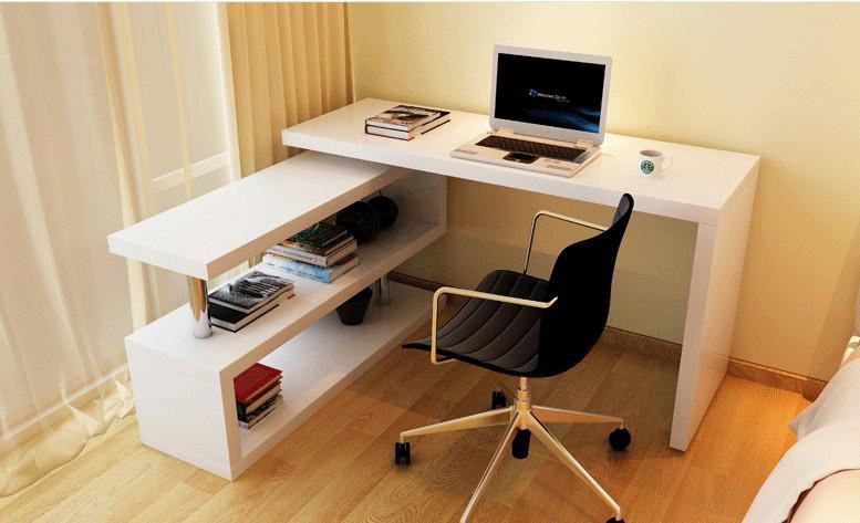 SEAN Swirl Desk in Matt White