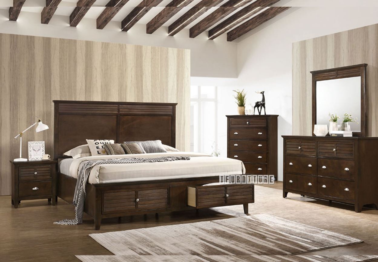 Harbor 2D Bedside Table * Brown