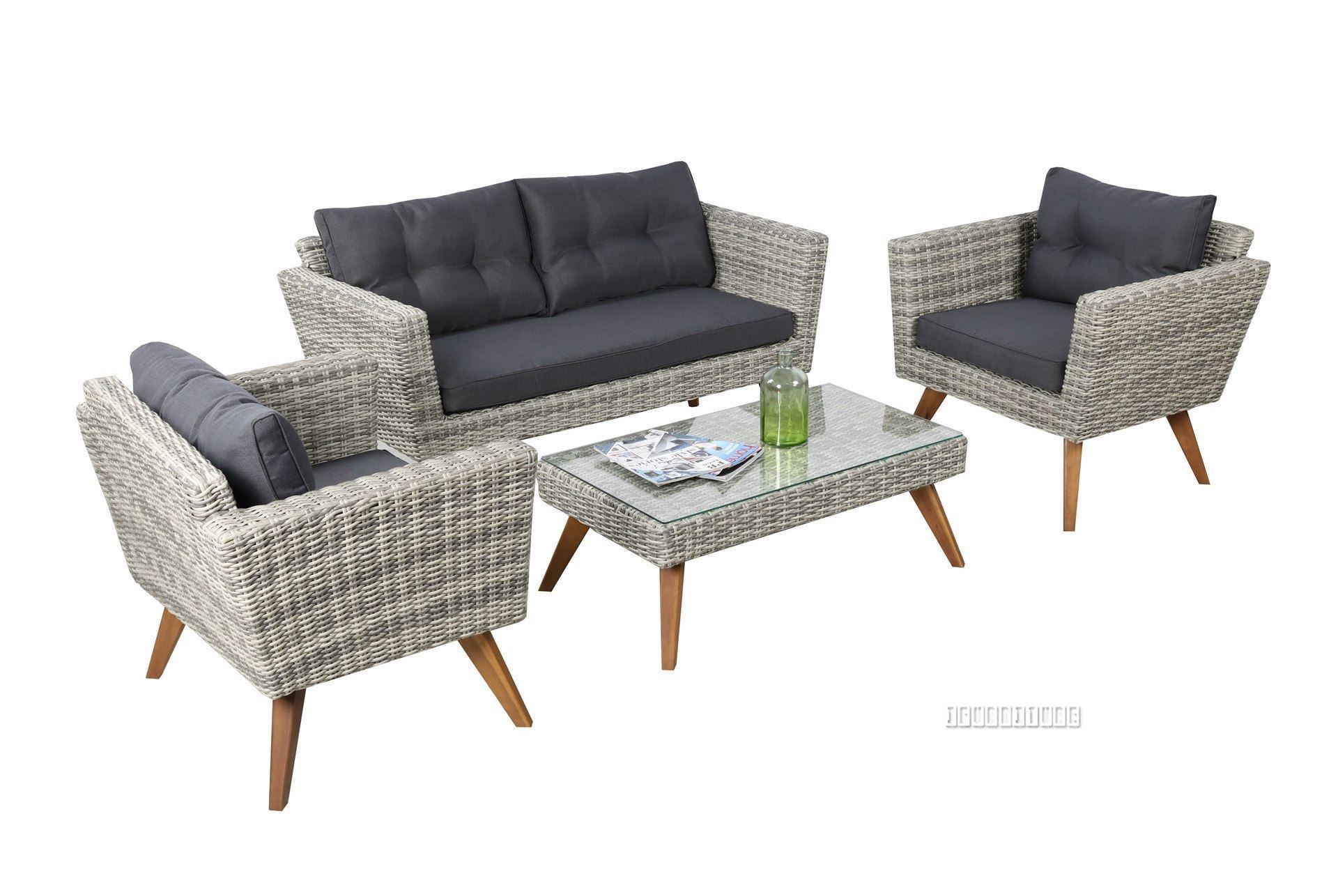 VITA 4PC Wicker Sofa Set