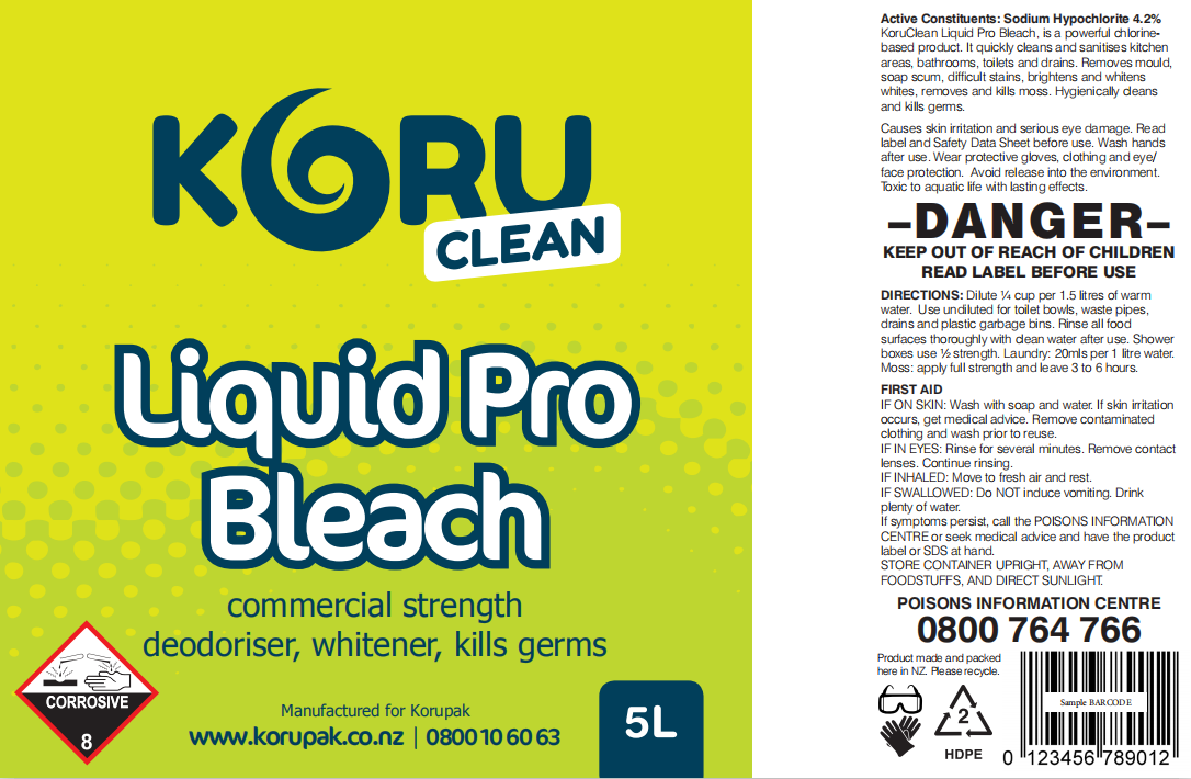 Liquid Pro Bleach *5ltr