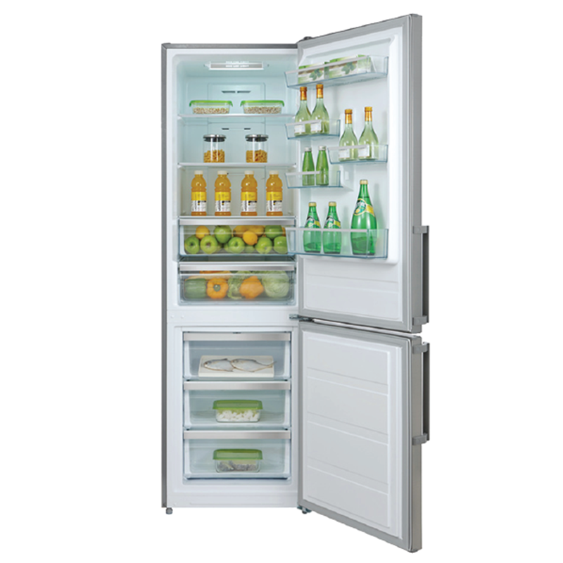 Midea 323L Fridge Freezer Stainless Steel JHBMF323SS