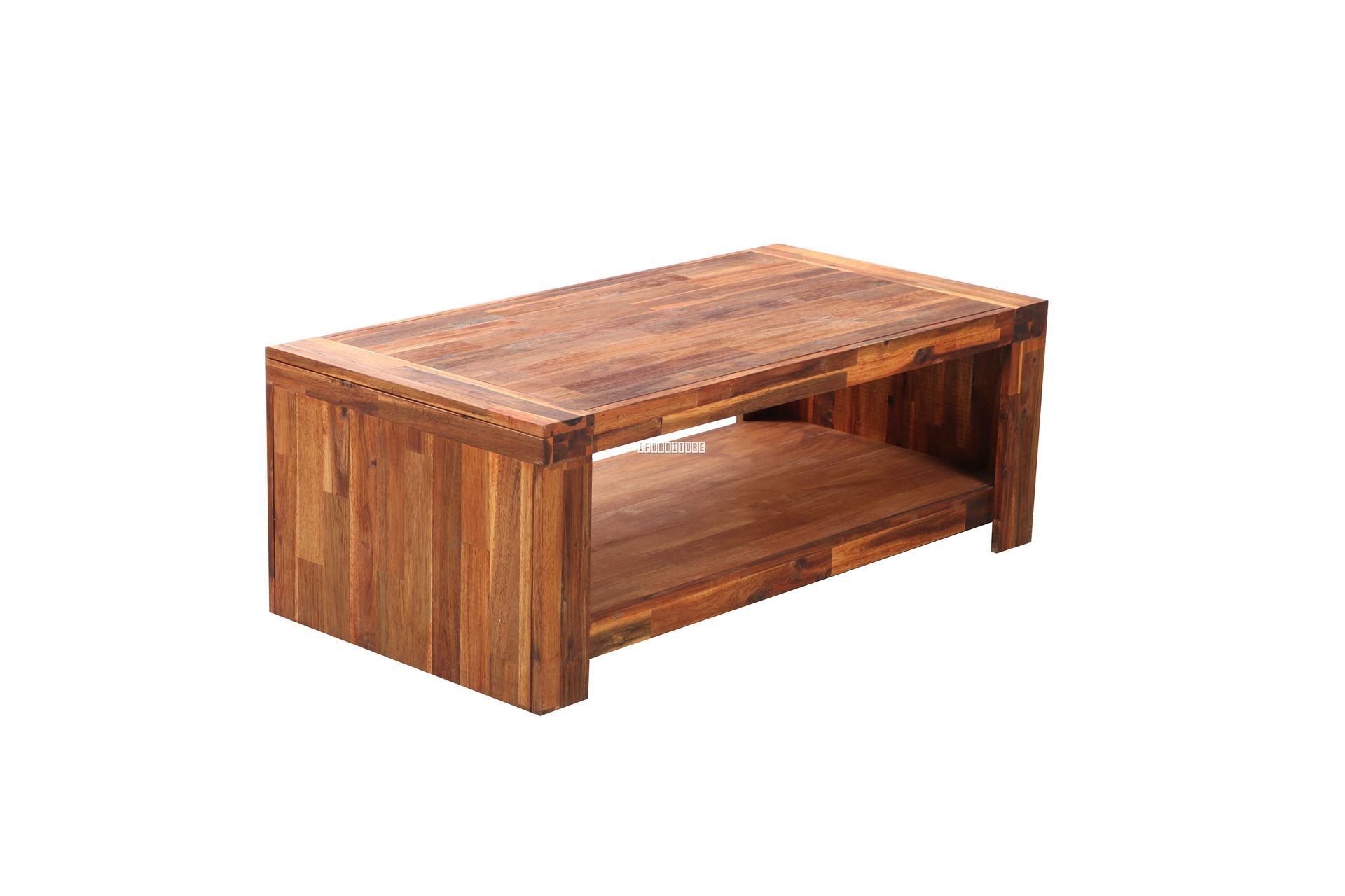 PHILIPPE Acacia Coffee Table (Rustic Java Color)