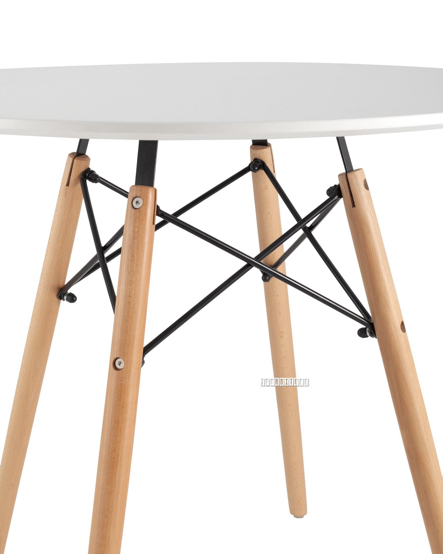 ALPHA 80 Round Dining Table (White)