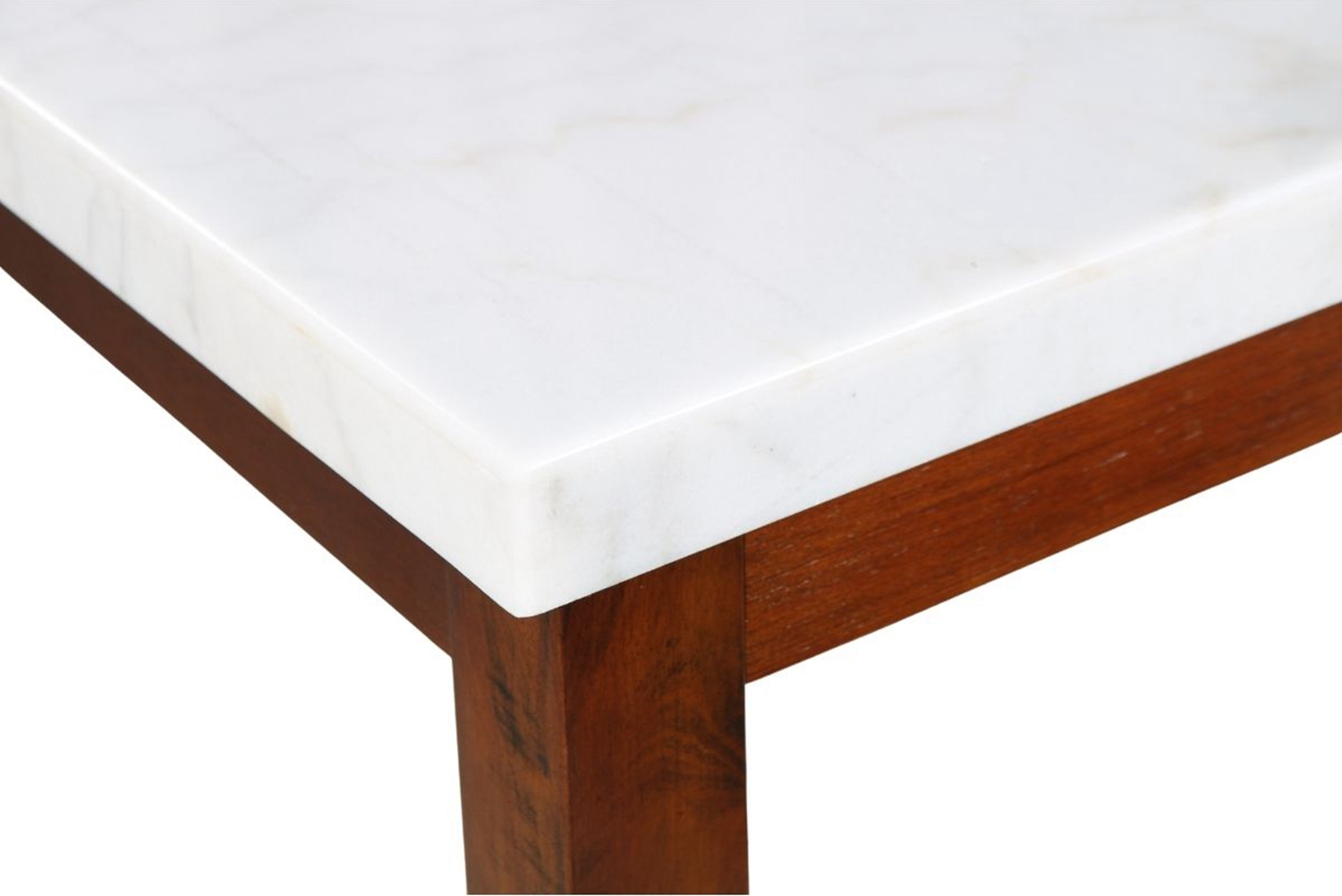 SOMMERFORD 163 Marble Top Dining Table (White)