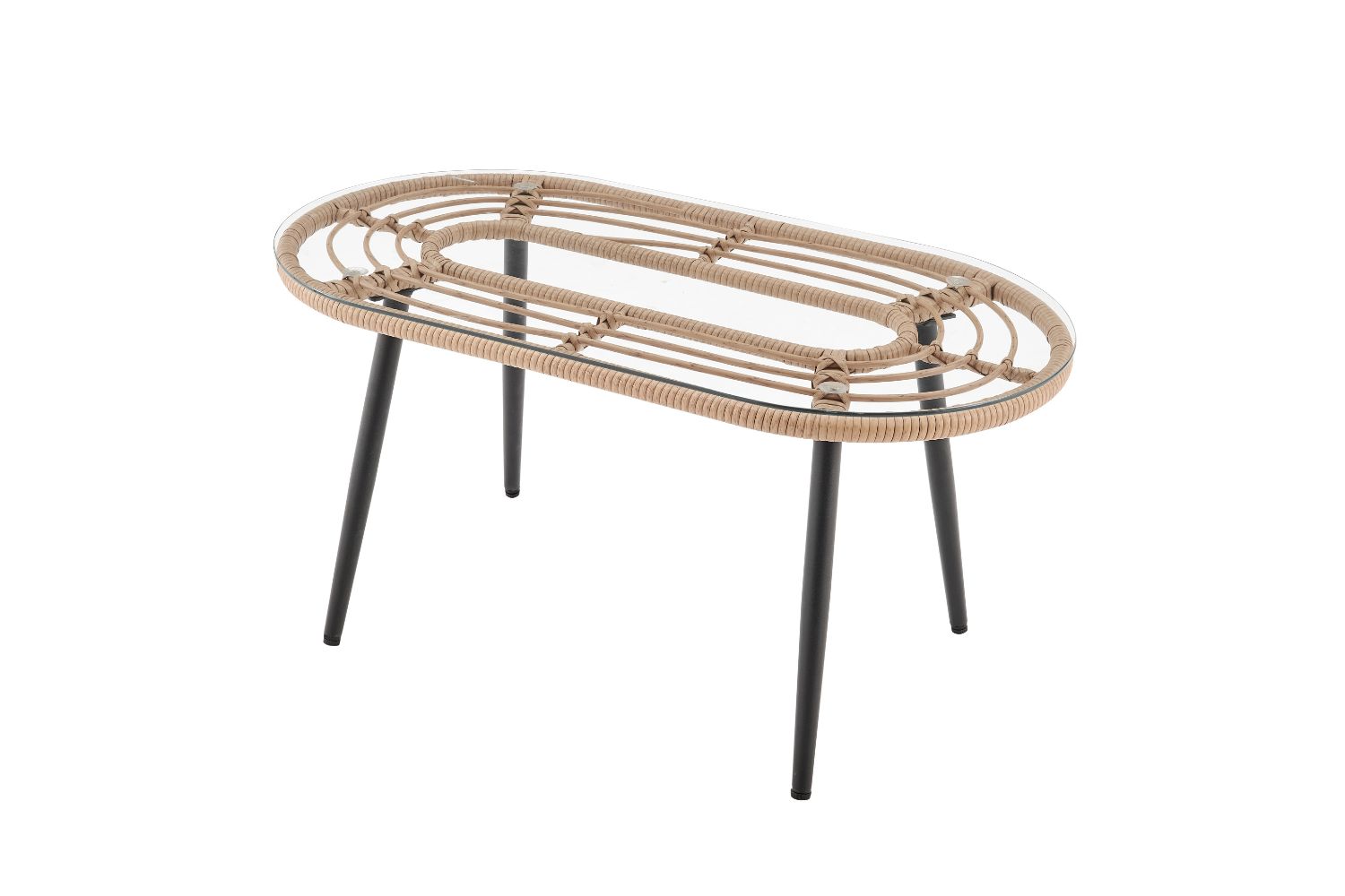 RIVERSDALE Outdoor 4PC Lounge Set with Coffee Table