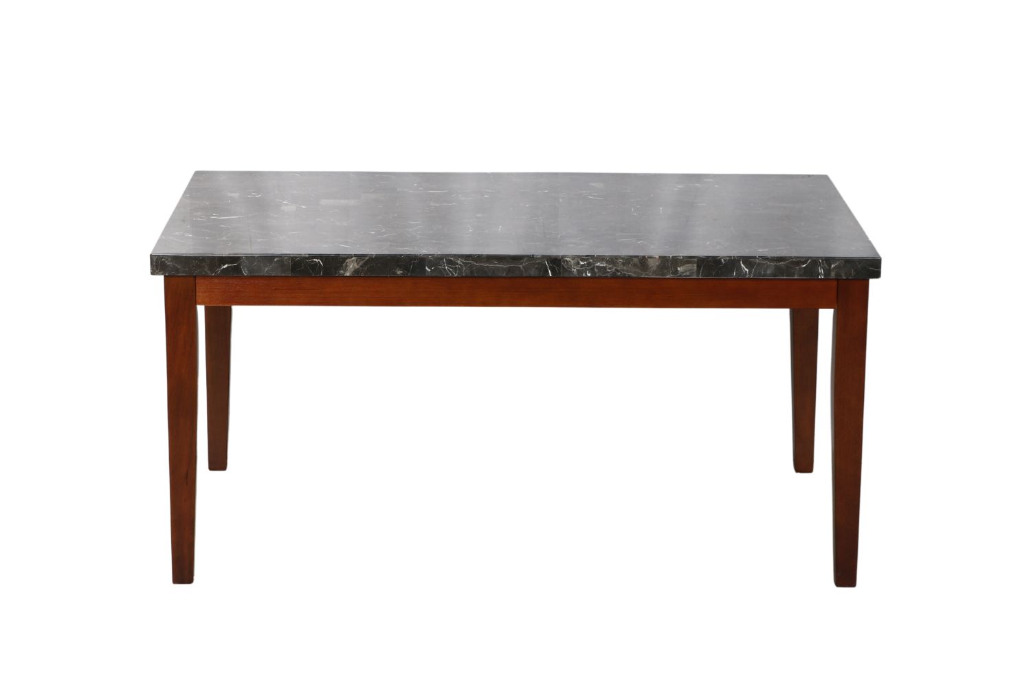 SOMMERFORD 163 Marble Top Dining Table (White)