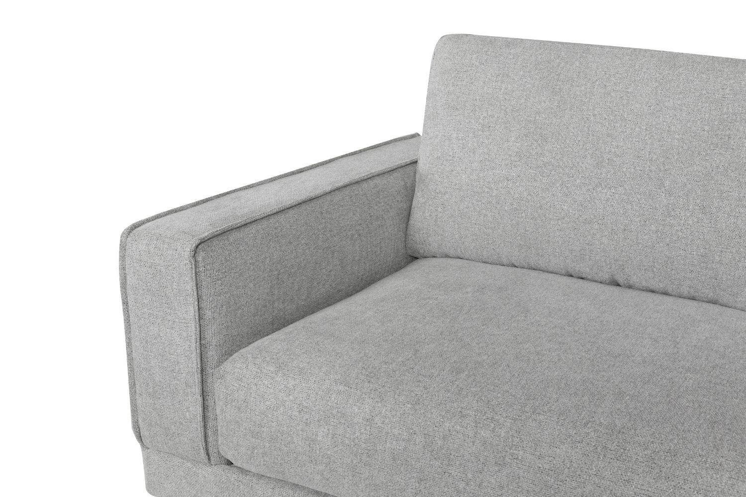 Long Island 3 2 1 Fabric Sofa Light Grey