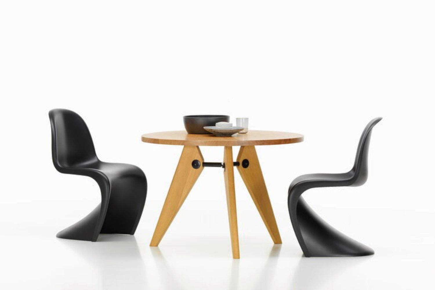 PANTON Artistic Dining Chair Replica (Black) - Each