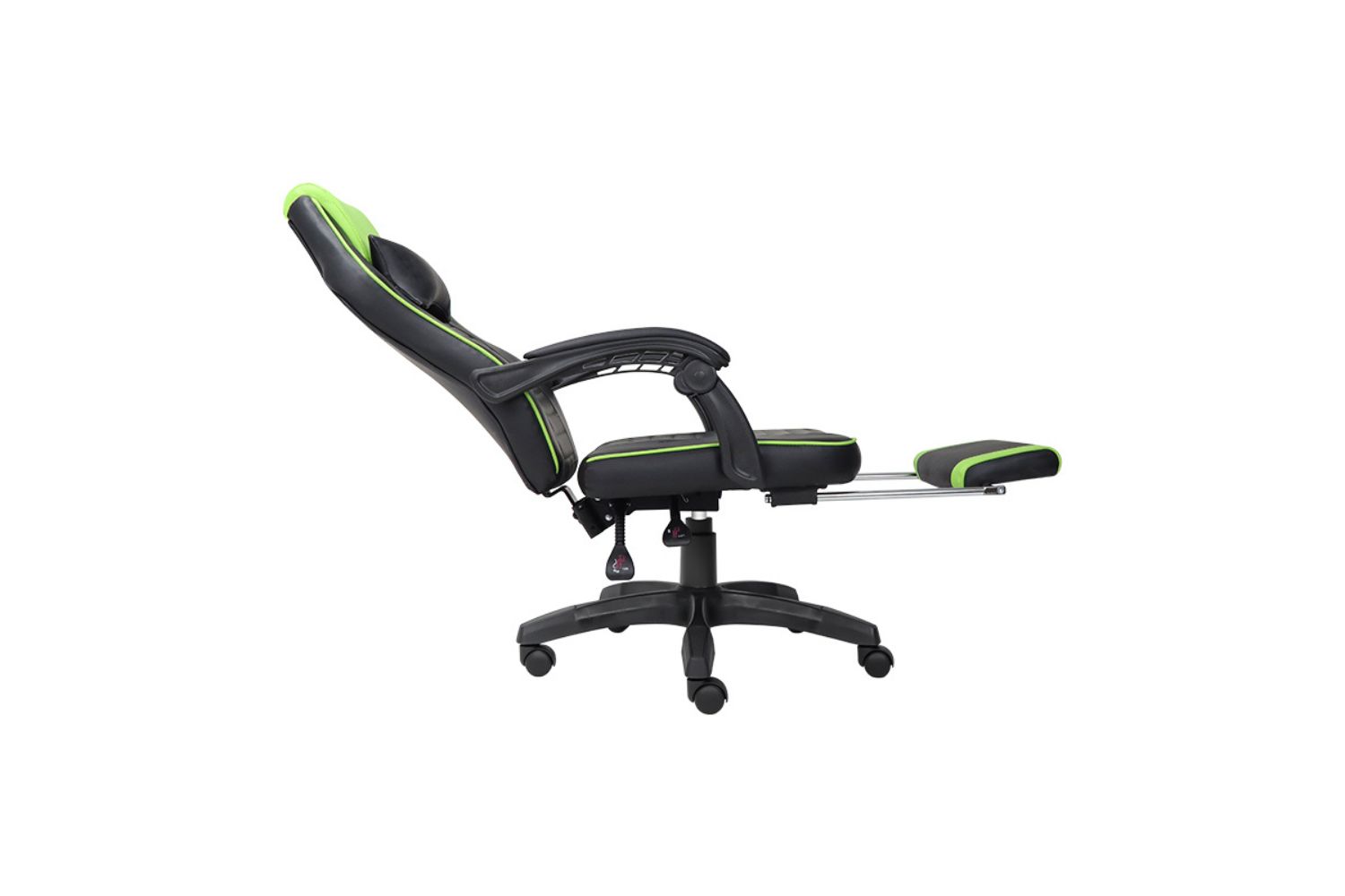 ZELDA Gaming Chair with Footrest (Green)