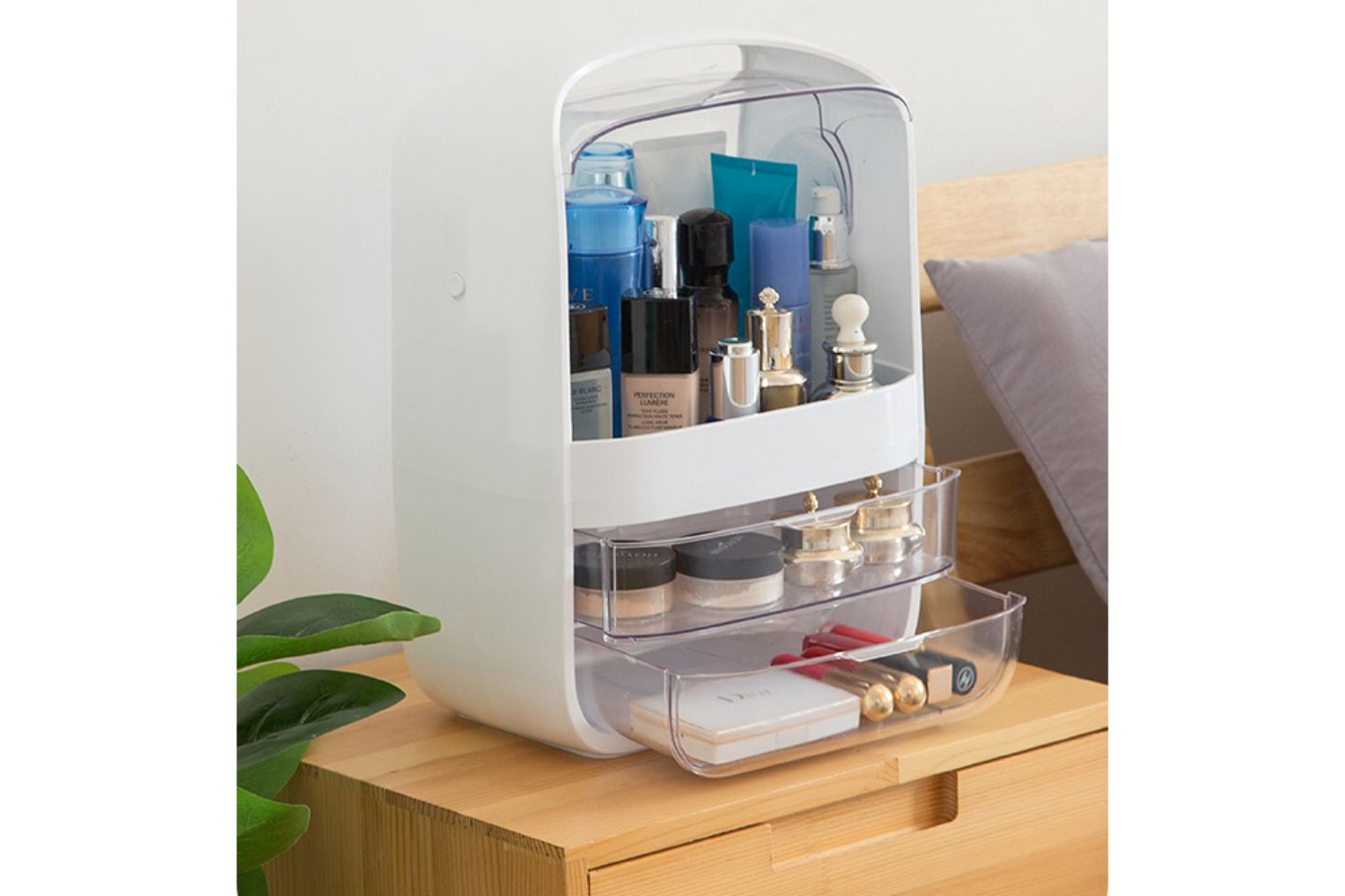 RADIANCE Cosmetic Large/Extra Large Storage Box (Vanilla Green)