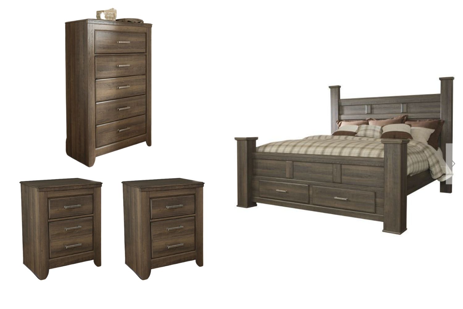 MORNINGTON 4PC/5PC/6PC Bedroom Combo in Queen/King Size