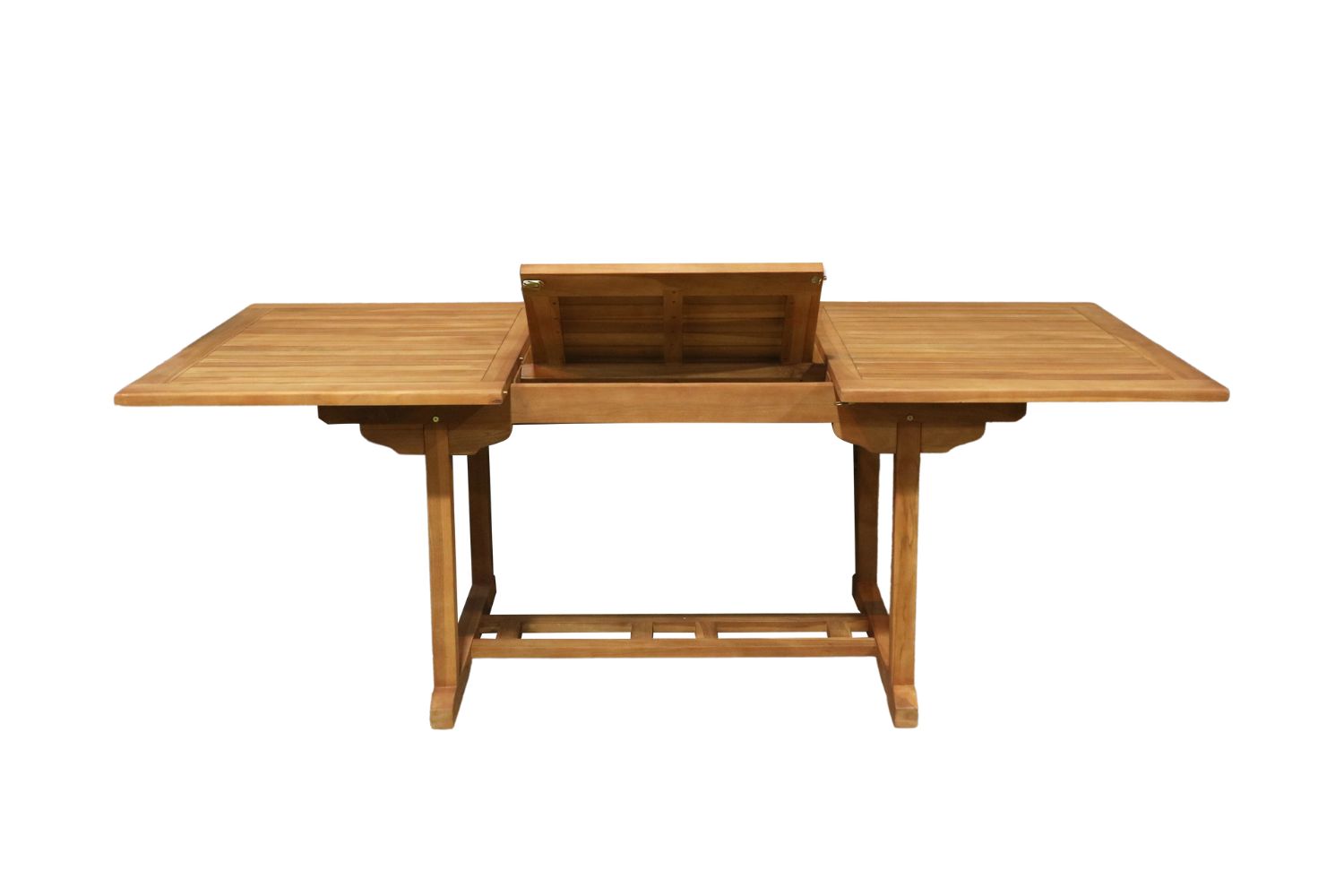 BALI 7PC Solid Teak Rectangle 150-210 Extension Dining Set