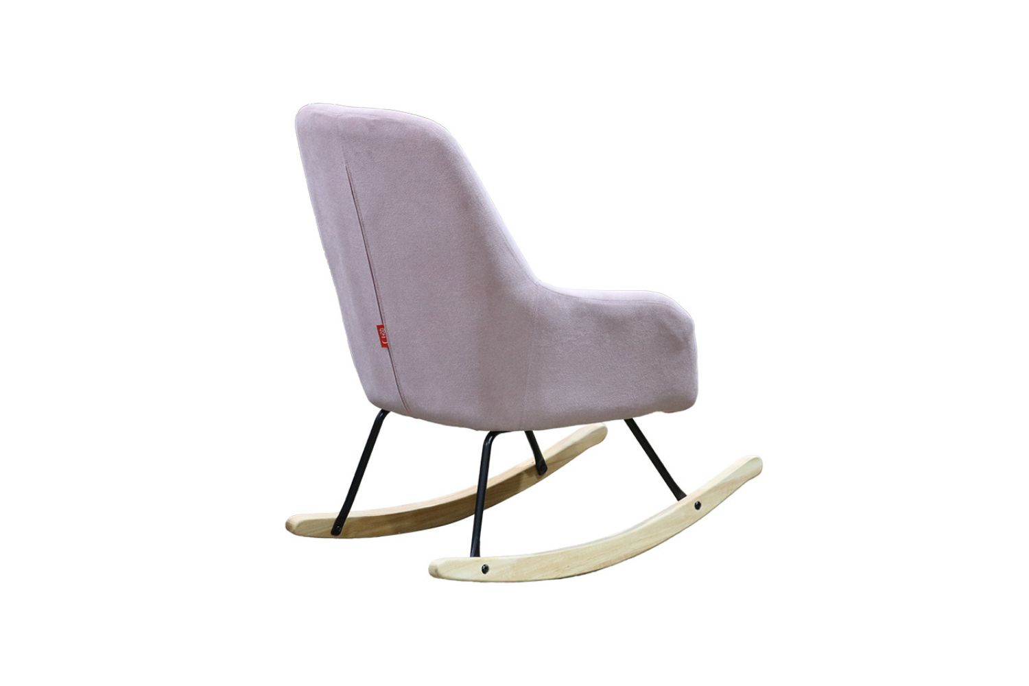MILA Velvet Rocking Chair (Light Pink)