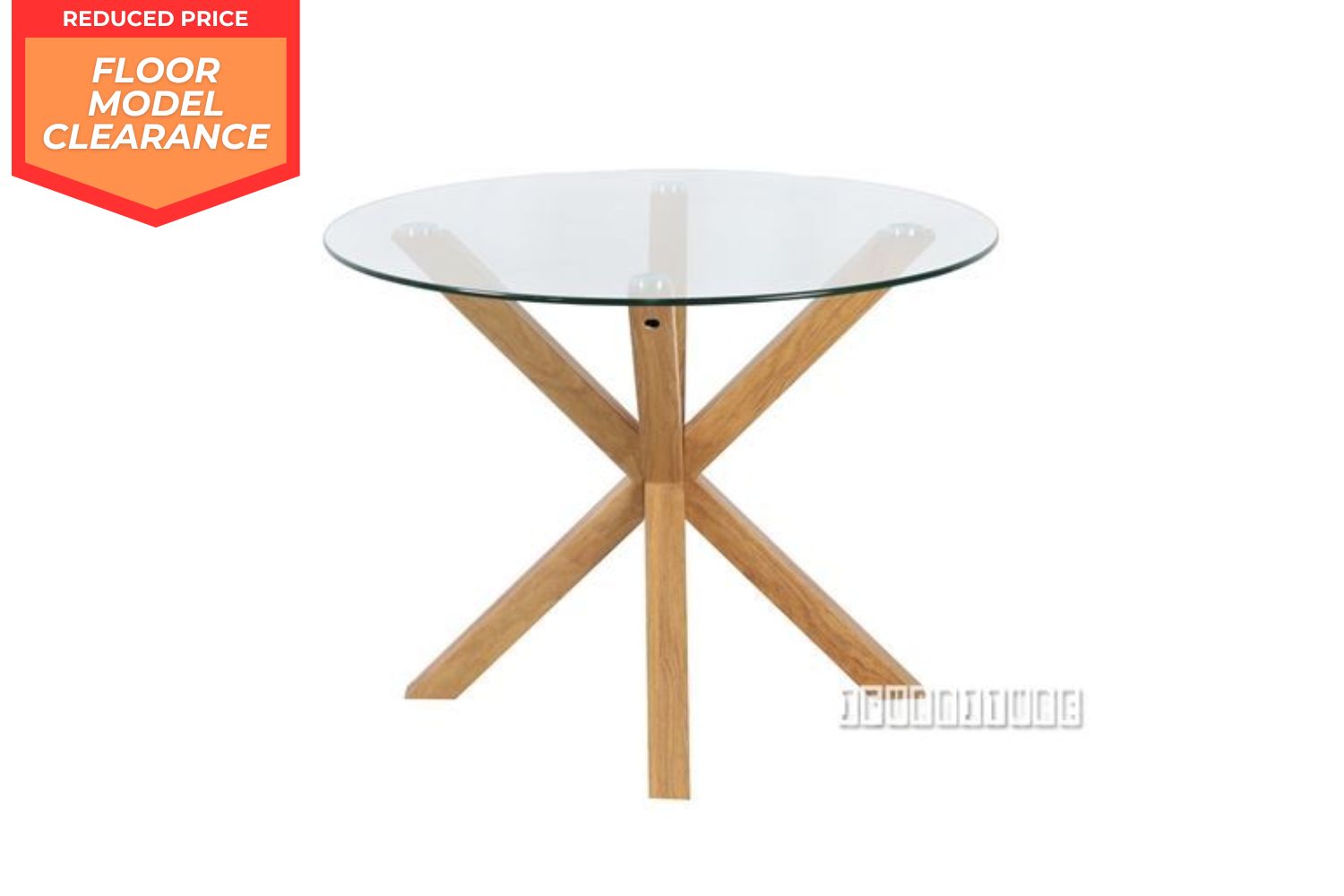 POLO Glass Round Dining Table - 120
