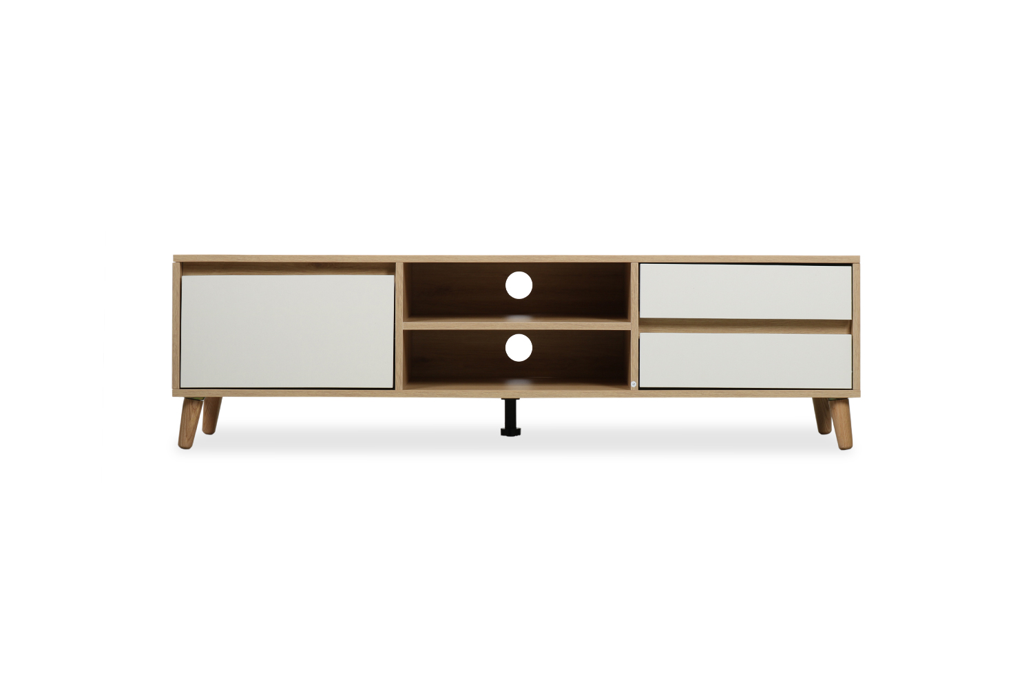 RENO 150 3-Drawer TV Unit (Natural & White)