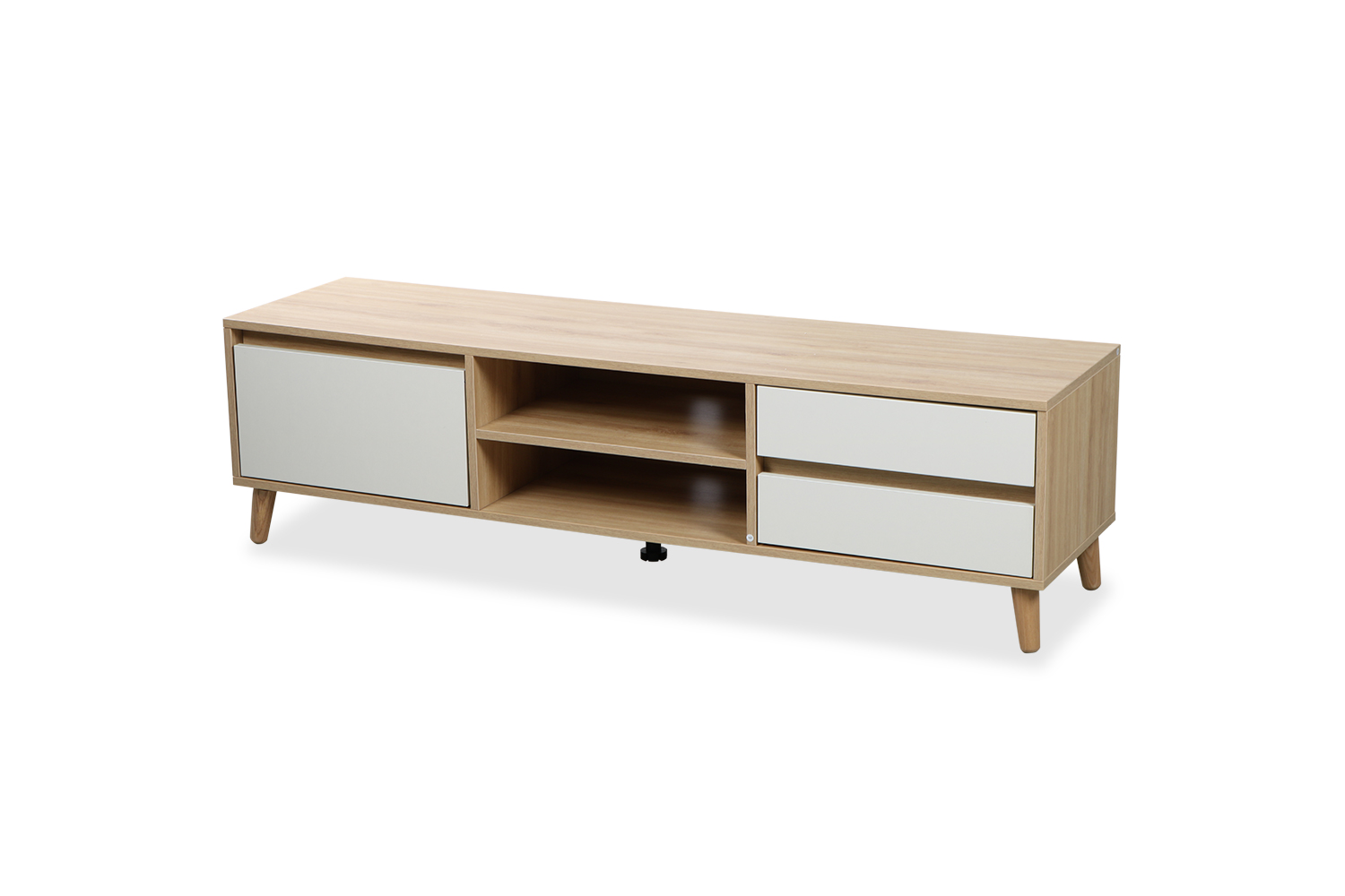 RENO 150 3-Drawer TV Unit (Natural & White)