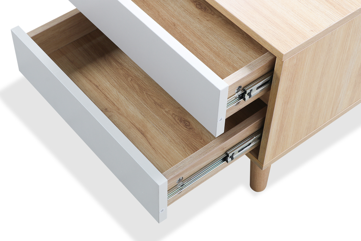 RENO 150 3-Drawer TV Unit (Natural & White)