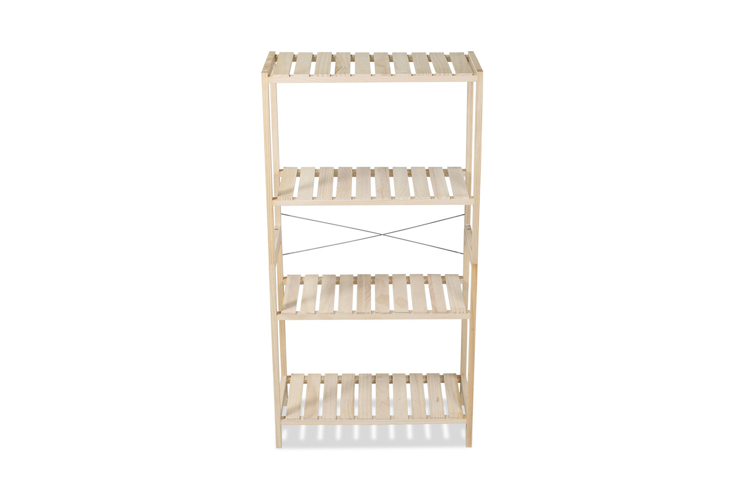 SCANDI 116cmx60cm 4-Tier Rectangle Shelf