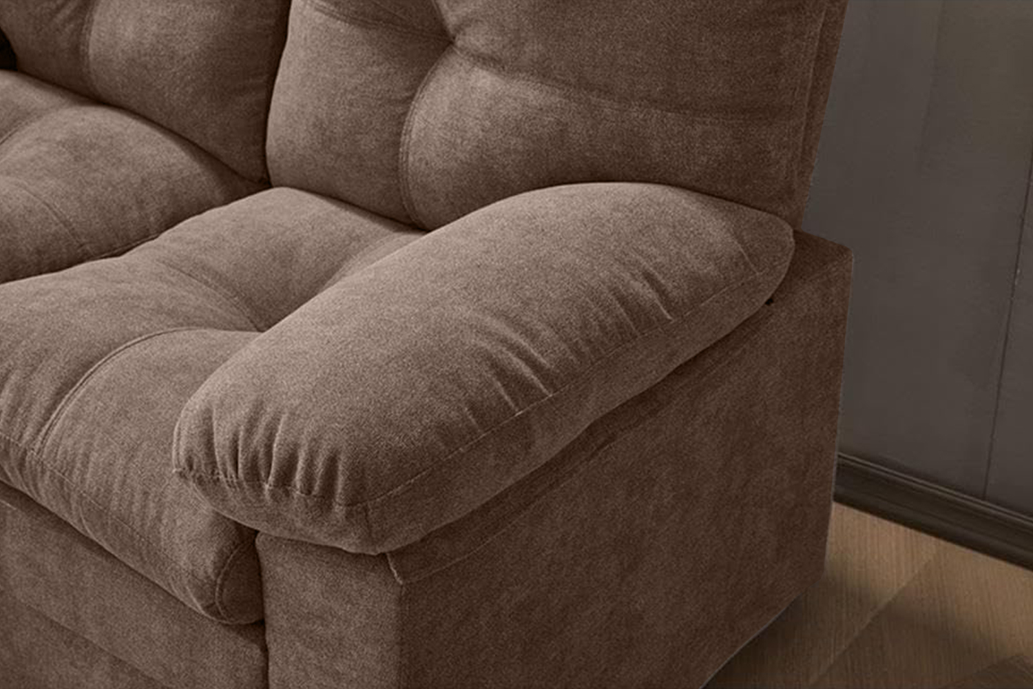 HIlDA 3 Seater sofa (Brown)