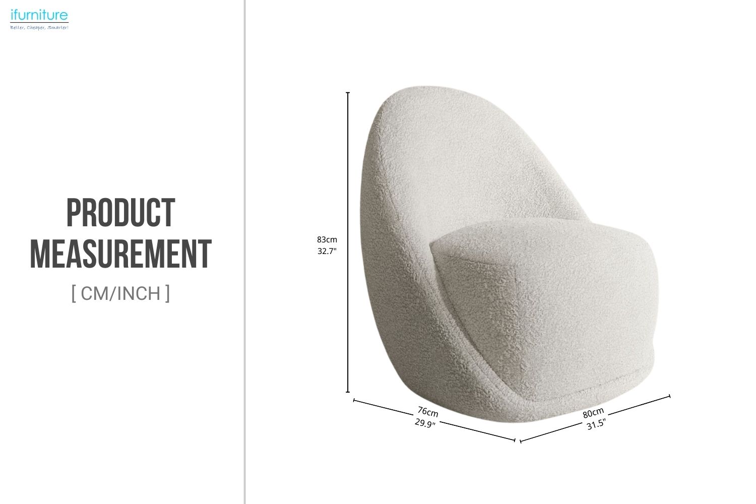 HANNA Fabric Lounge Chair