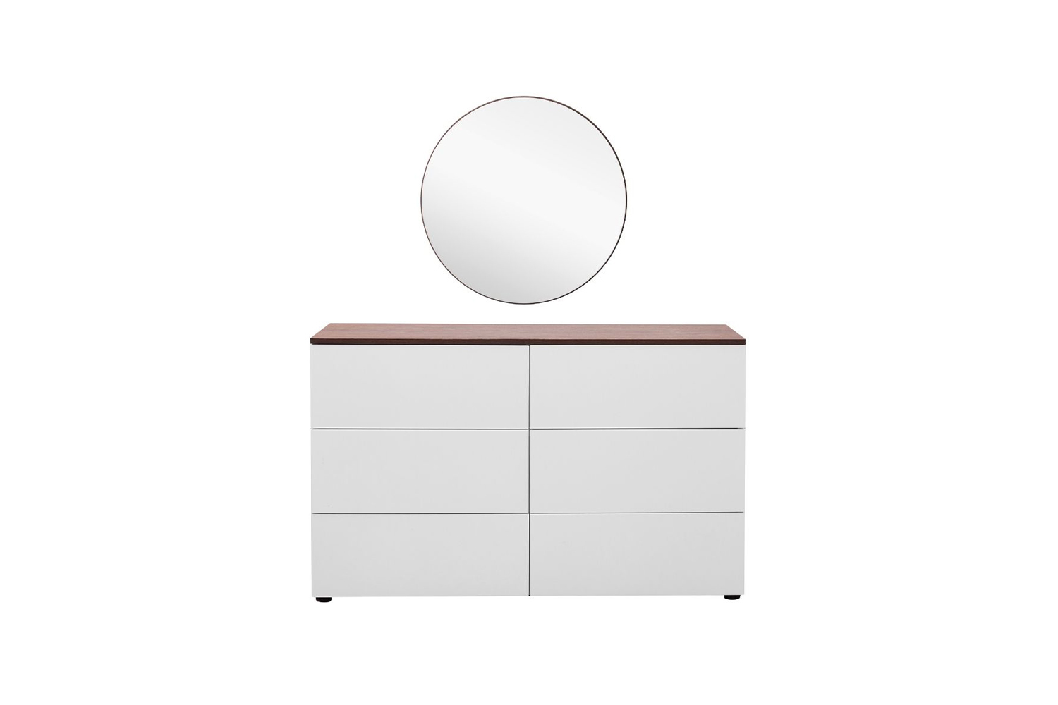 OLGA 6-Drawer Dresser with Mirror